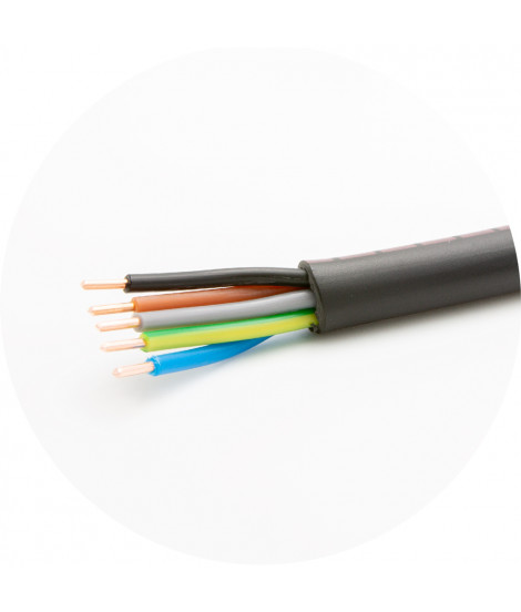 Câble rigide R02V 5G1,5²